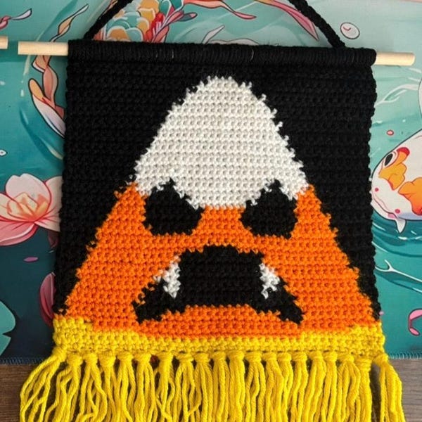 Frankenstein Monster Tapestry Crochet Pattern / Wall Hanging / Weird ...