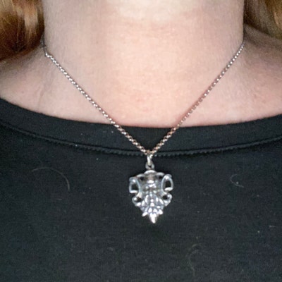 Medium Green Man Sterling Silver Pendant Charm - Etsy