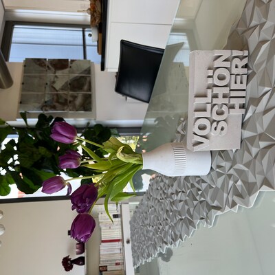 LETTER BRICK Beton-Schild Sei frech, wild und wunderbar Betondeko ...