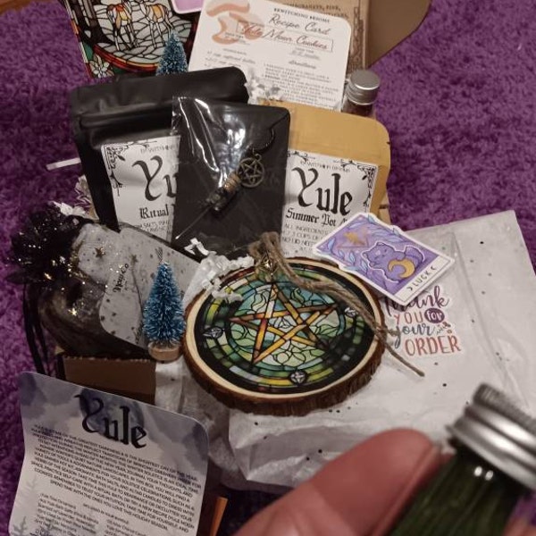 Full Moon Ritual Box | Full Moon Altar Bundle | Lavender Altar Spray ...