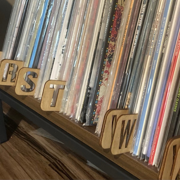 Vinyl Record Stand Wooden | Vinyl Record Display | Wooden Record Stand ...