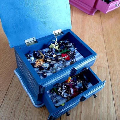 Hand Painted Ladies Desk With Virginia Woolf Theme Bonheur - Etsy