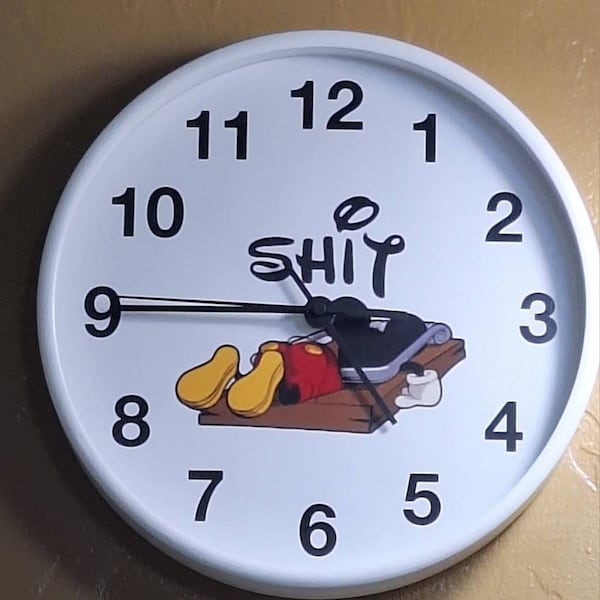 Astronaut in Space Wall Clock - Celestial Timepiece, Silent Operating ...