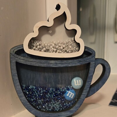TOPPER ONLY/ candy Cane Lane Rae Dunn and Marshmallow Mug Faux Whipped ...