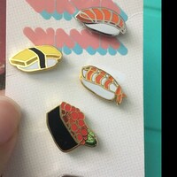 Sushi Omakase Enamel Pin Set - Etsy Singapore