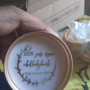 Gold Foil Custom Stickers Clear and White With Business Brand - Etsy
