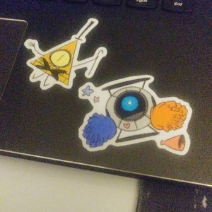 Bill Cipher Acrylic Pin - Etsy