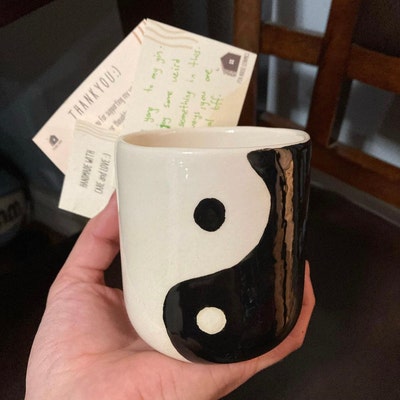 Handmade Ceramic Smiley Mug With Handle - Etsy