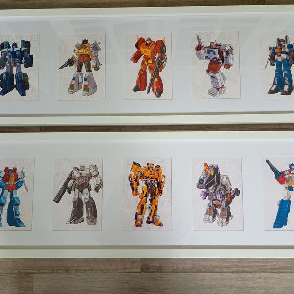 Transformers Print Set of 12, Digital Download,wall Art Poster Print ...