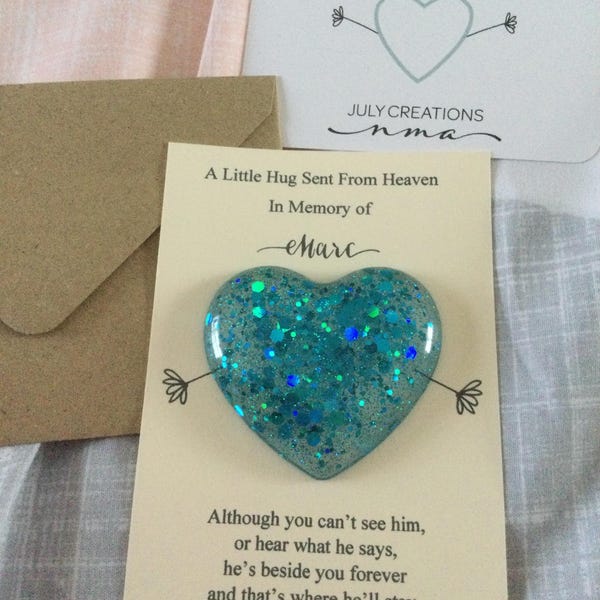 Customisable Birthday Card & Hug. Handmade Pocket Hug Gift. Letter Box ...
