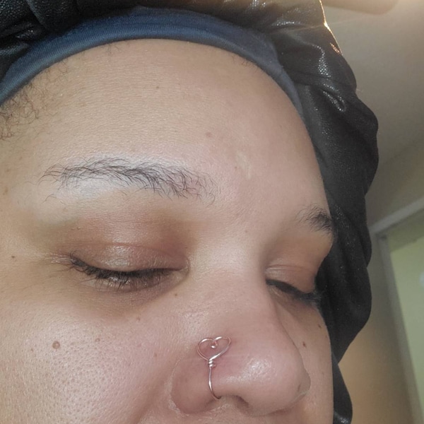 Heart Nose Cuff | Adjustable Nose Cuff No Piercing Necessary | Faux ...