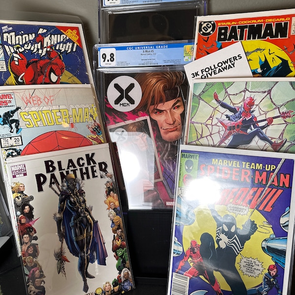 3 TIER Comic Book Display Stand Great for Graded CGC & CBCS and Non ...