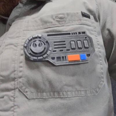 Magnetic Star Wars Inspired Rebel Communication Badge Comlink Greeblie ...