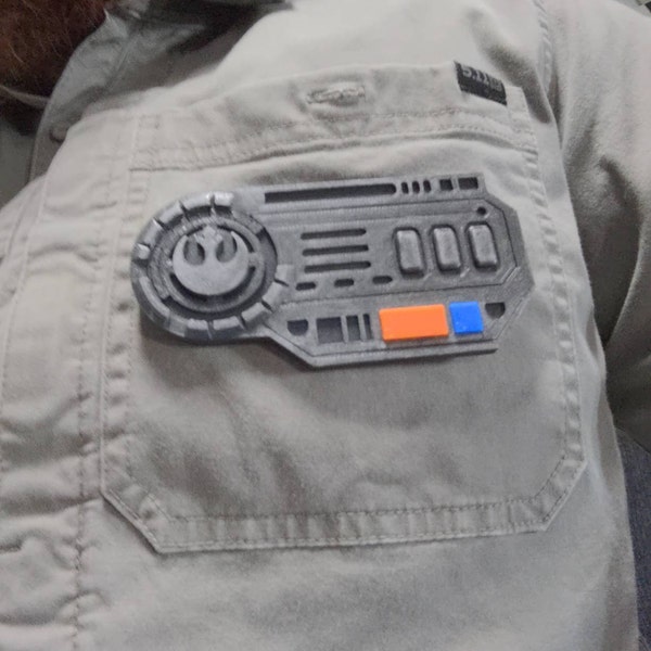 Magnetic Star Wars Inspired Rebel Communication Badge Comlink Greeblie ...