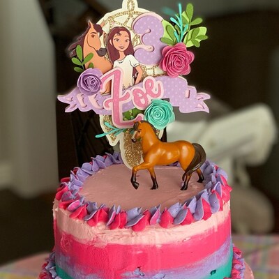 Spirit Riding Free Cake Topper - Etsy