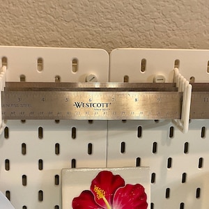 Sewing Template/ruler Holder IKEA SKADIS or 1/4 Standard Pegboard - Etsy