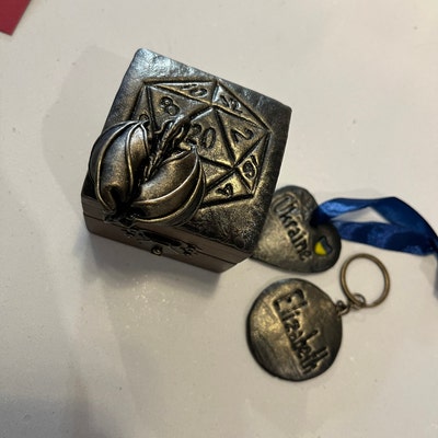 Dragon Ring Box D20 Dnd Dice Fantasy Box Ancient Personalized ...