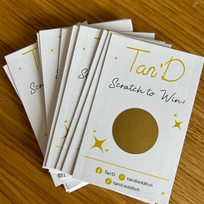 Scratch Cards, Custom Scratch Cards, Scratch & Win, Business Cards ...