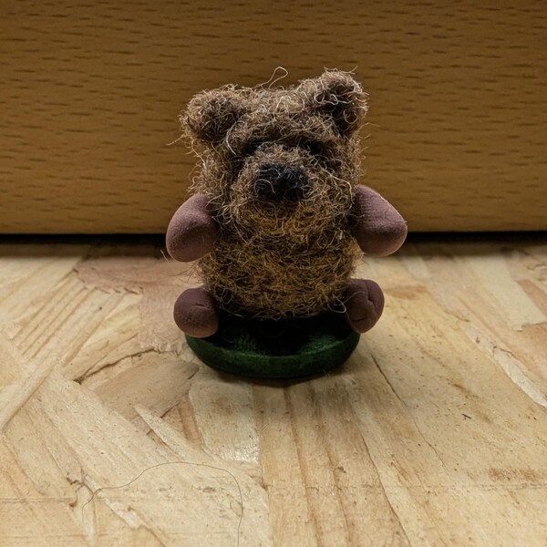 Mini Mole Collectible Gift, Needle Felted Handmade Decoration, Ornament ...