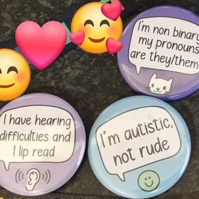 Autism Badge Set INCLUDES 6 Badges Badge Packs Autism Gift Autism ...