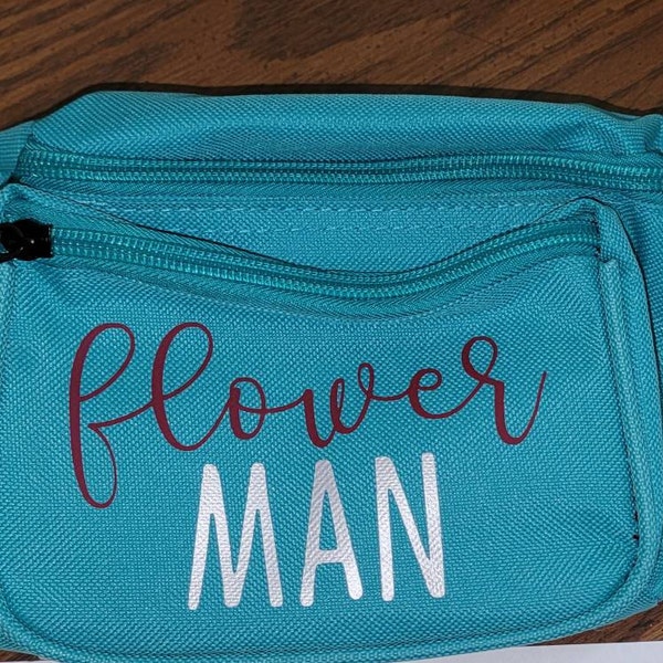 Flower Dude Personalized Fanny Packs /flower Man Waist Bag/the Flower ...