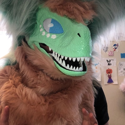 Fursuit Mask, Raptor Mask - Etsy