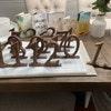 Wooden Table Numbers SET of 5 to 50 - Brown Table Numbers - Rustic ...