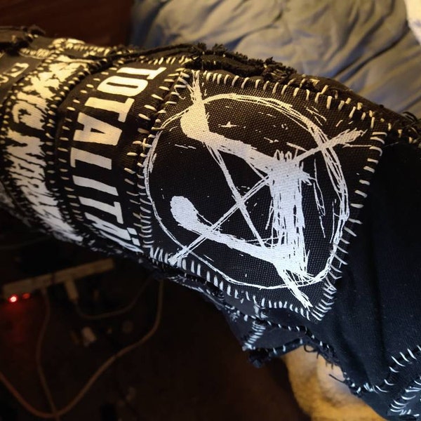 Grindcore Anti-music Patch - Screen Printed Punk Metal Grindcore Patch ...