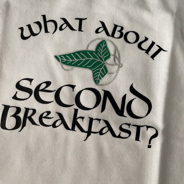 What About Second Breakfast Baby Bodysuit - New Dad Gift / Baby Boy ...
