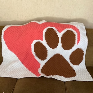 Cute Baby Cat Graph Written Pattern for C2C & Tapestry Crochet Crochet ...