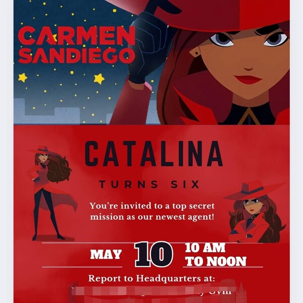 Lotso Bear Invitation, Editable Template, Canva, Lotso Party, Toy Story ...