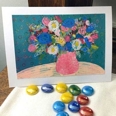 Translucent Collage Papers, Gelli Prints, Colorful Papers, Hand Painted ...