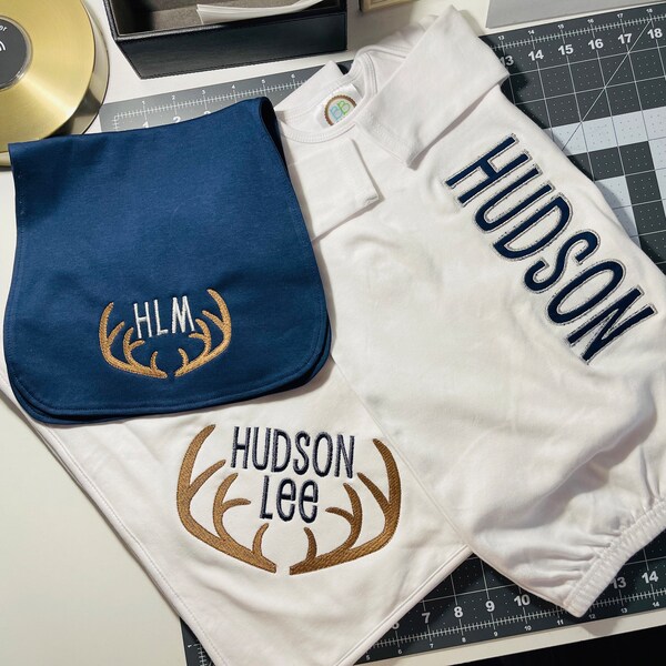 Vintage Deer Antler Embroidery Design - AAEW - Etsy