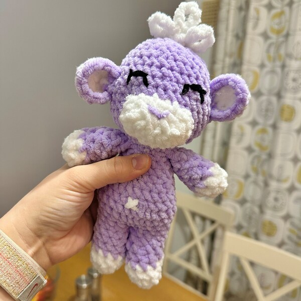 Matty Monkey Crochet Low Sew Plushie Stuffed Animal Pattern ONLY - Etsy