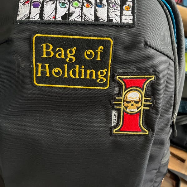 Bag of Holding Dnd RPG Inspired Table Top Game 4" Iron-on Patch - Etsy