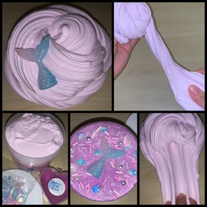 Seashells and Her Tail Butter Slime Scented Kawaii Mermaid - Etsy