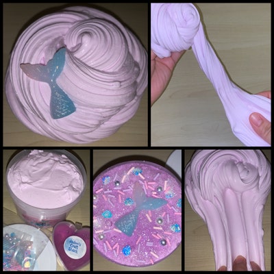 Seashells and Her Tail Butter Slime Scented Kawaii Mermaid - Etsy