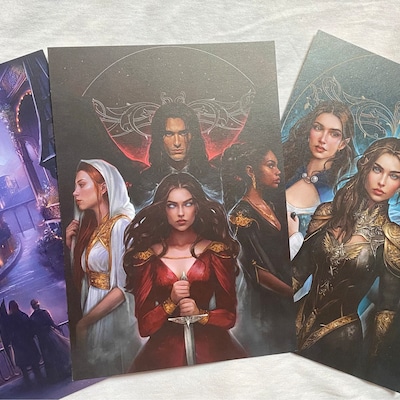 Feyre Archeron Morrigan and Amren Print the Inner Circle - Etsy