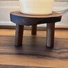 Walnut Stool, Small Live Edge Walnut Stools, Three Leg - Etsy