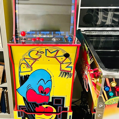 Arcade1up Cabinet Riser Graphics Pac-man Pacman Graphic Sticker Decal ...