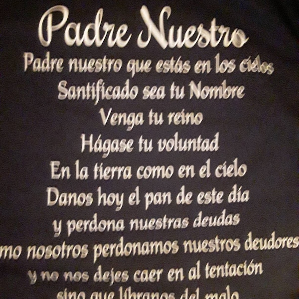 Padre Nuestro (our Father, Lord's Prayer) (spanish SVG, PDF, Digital ...