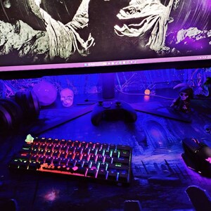 Dark Academia Gothic Desks Mat Japanese Jellyfish Art Otaku Pads Goth ...