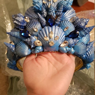 Mermaid Crown for Women Sea Shell Crown Mermaid Shell Crown - Etsy