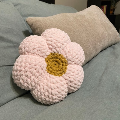 Mini Retro Flower Pillow - Etsy