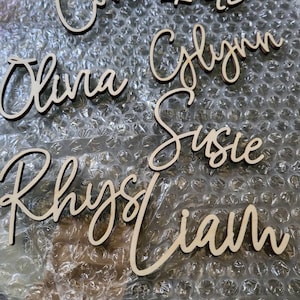 Personalised Place Names Wooden Place Names Unique Wedding - Etsy UK