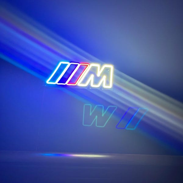 Amg Car Neon Sign / Neon Sign / Logo Neon Sign / Neon Sign Bedroom ...