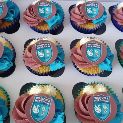 Cupcake Toppers Personalised Edible Icing Discs 2 50mm, 1.5 38mm Pre ...