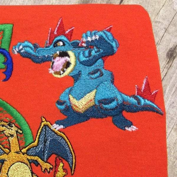 Mega Charizard X Embroidery Applique Digital Download Silhouette Studio ...