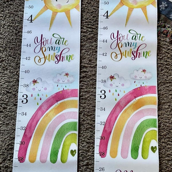 Woodland Growth Chart, Vintage Flowers Roses, Growth Chart Ruler ...