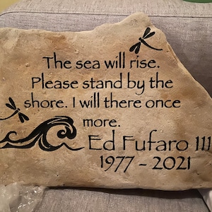 Large Custom Engraved Address Stone | Etsy
